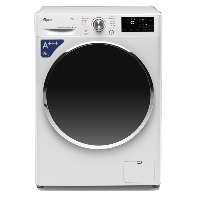 قیمت و خرید لباسشویی جی پلاس 8 کیلوگرم مدل GWM P88